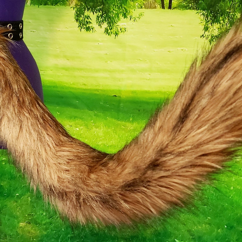 Therian Tail Long Brown - Etsy