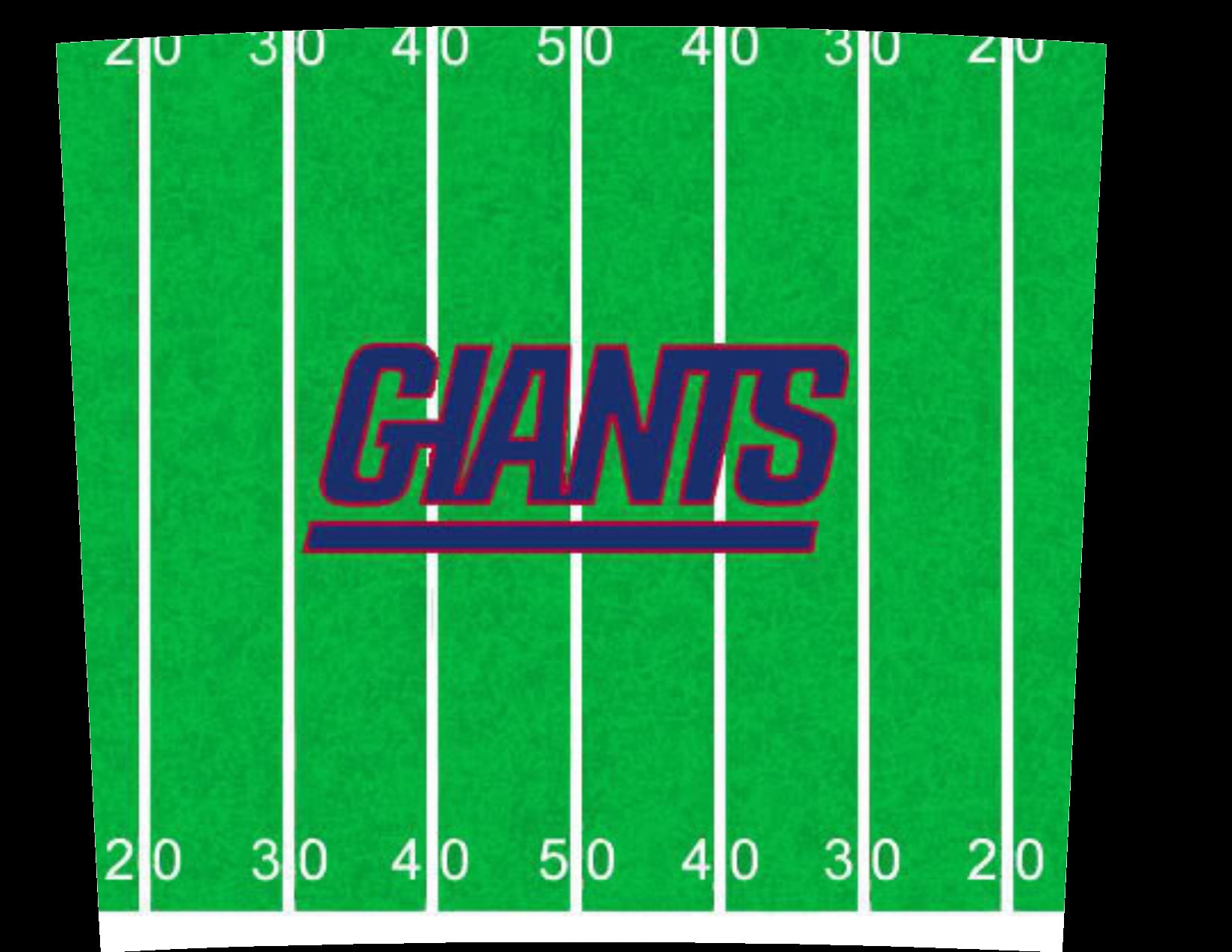 NY Giants Football Field Tumbler Design 20oz Tapered - Etsy