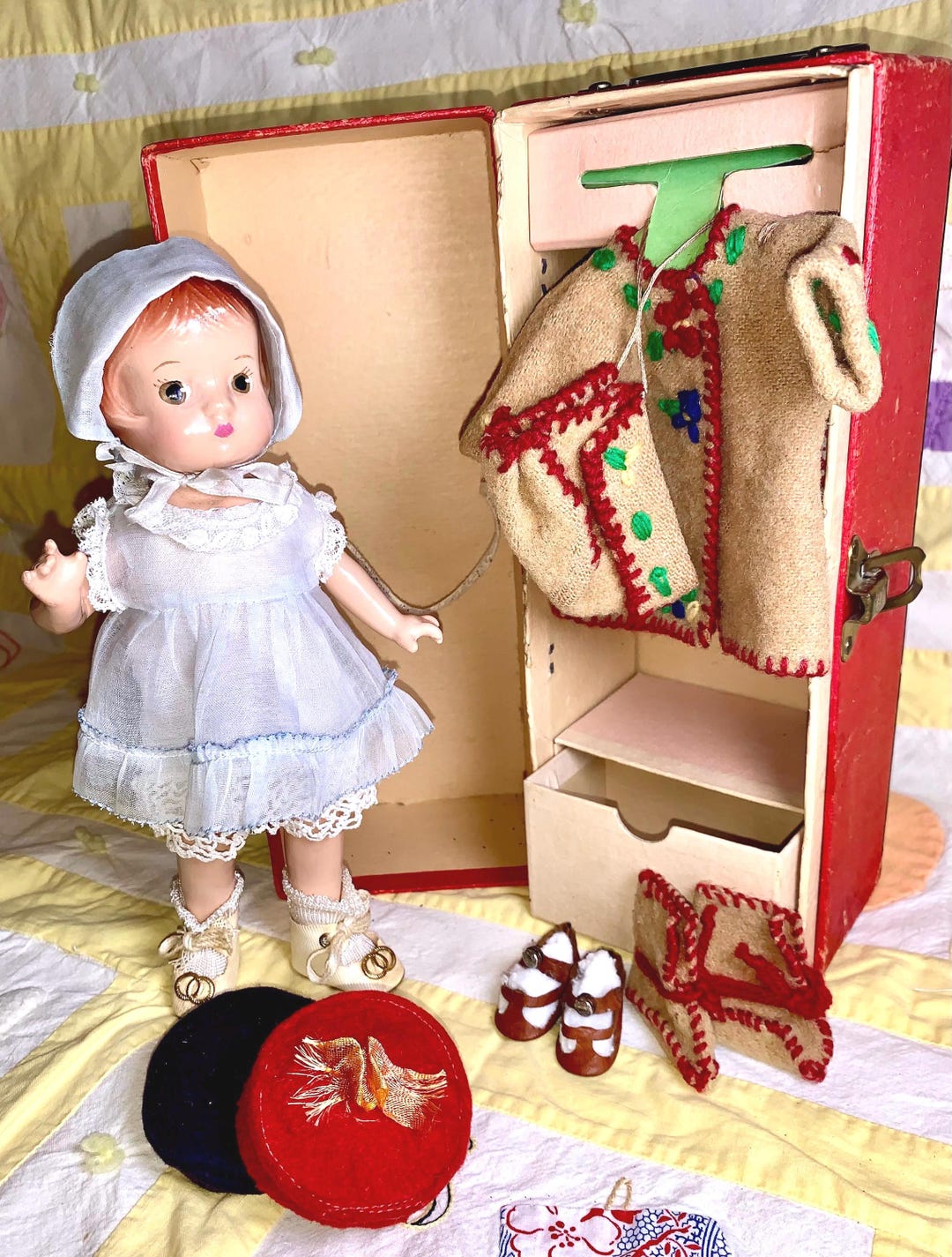 Vintage Composition Doll, Vintage Effanbee Patsyette Doll, Original ...