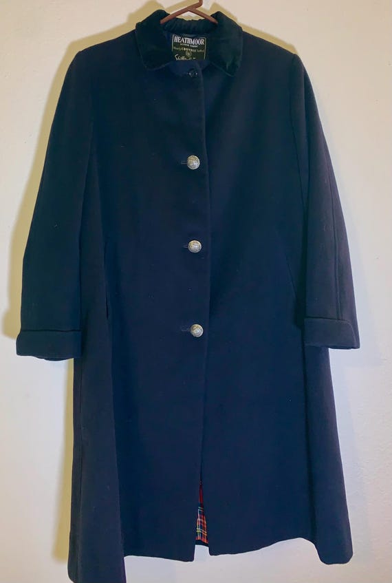 Vintage wool Crombie coat, vintage Crombie Coat, Crom… - Gem