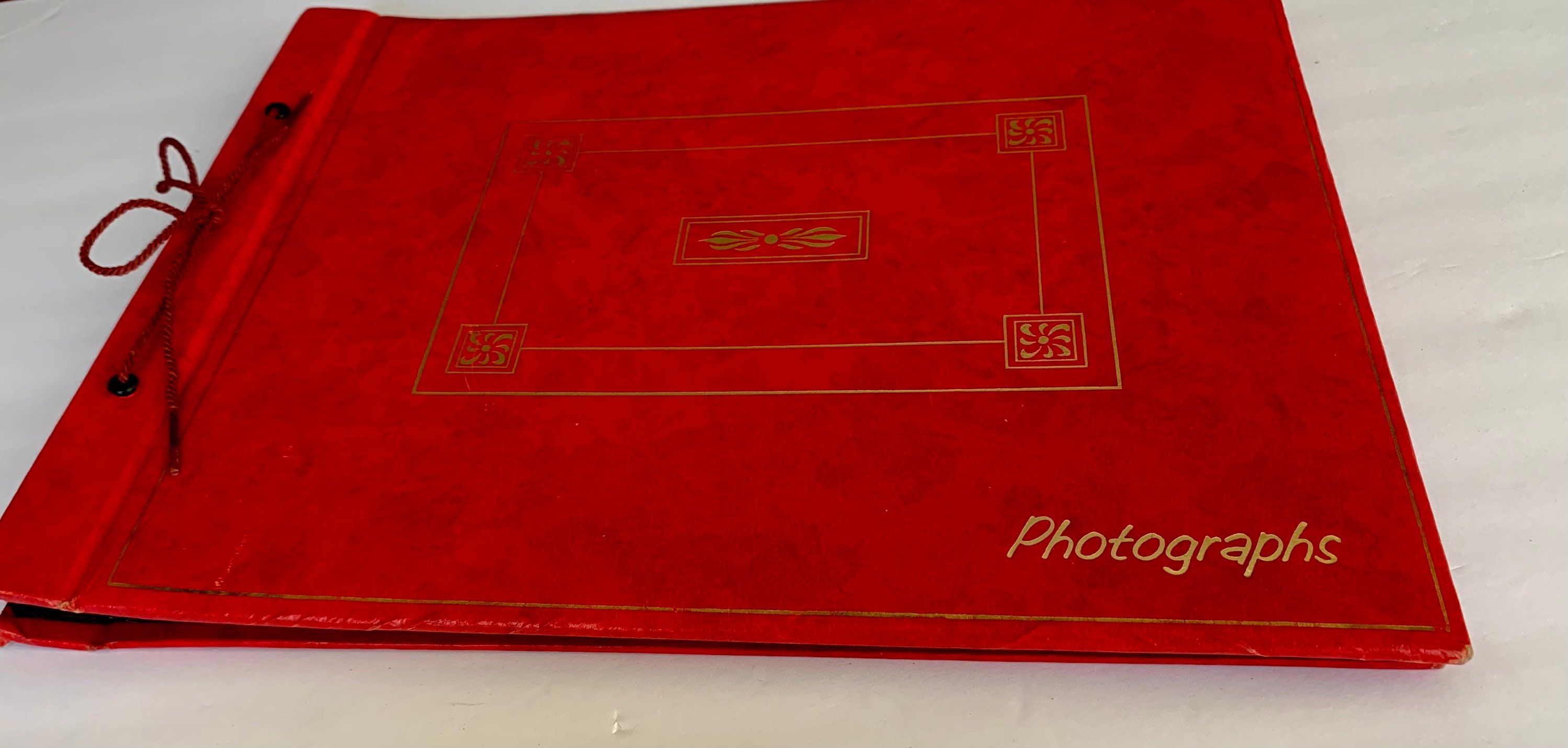 Vintage Red scrapbook vintage red photo album vintage mid | Etsy