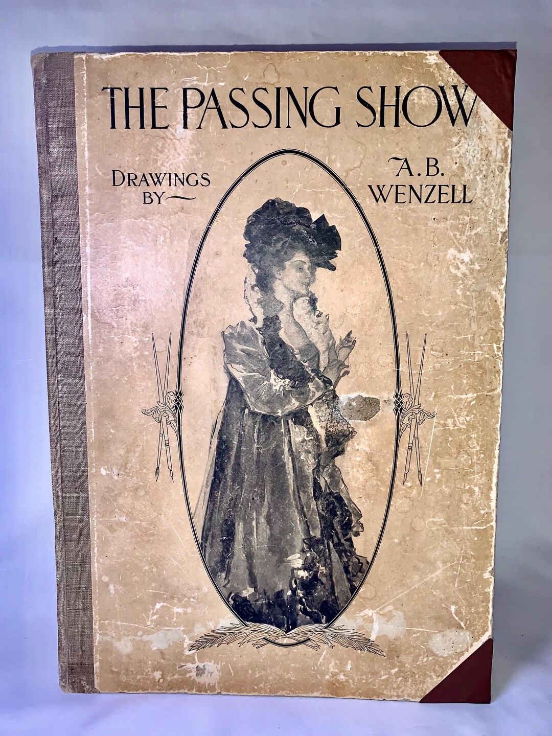 Antique Art Book, Antique Folio Book, Antique the Passing Show Book, AB ...