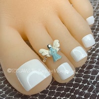 Solid Silver Heart Toe Ring - Etsy