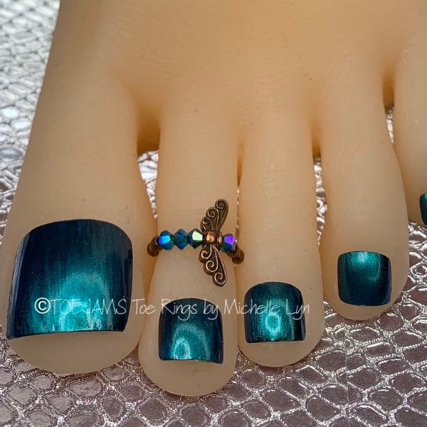 Dragonfly Toe Ring - Etsy