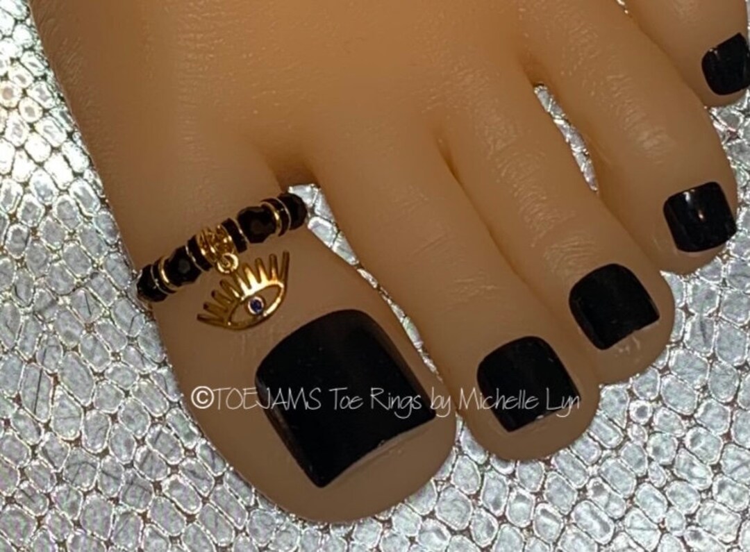 BTE Protection Eye Black Crystal Big Toe Energy, Blue Evil Eye Big Toe ...