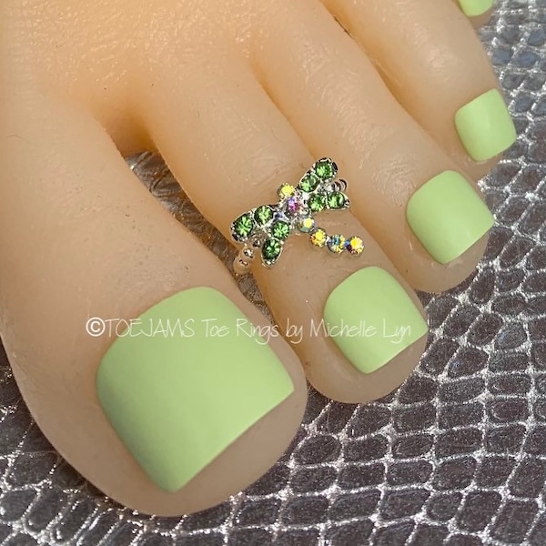 Dragonfly Toe Ring - Etsy