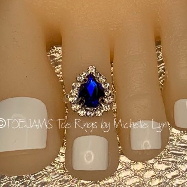 Blue Toe Ring - Etsy