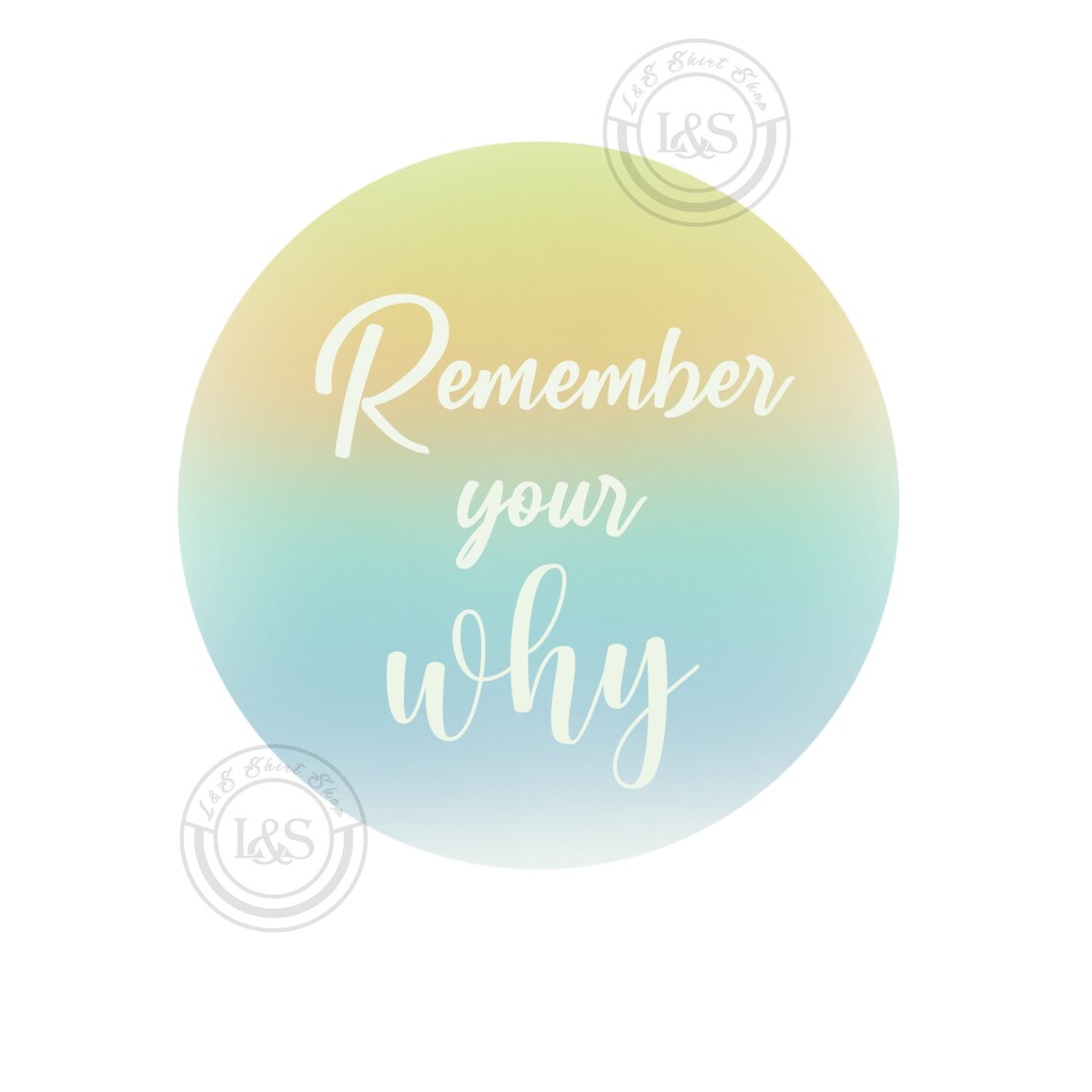 Remember Your Why Circle Multi Color Brush Stroke Background Clip Art ...
