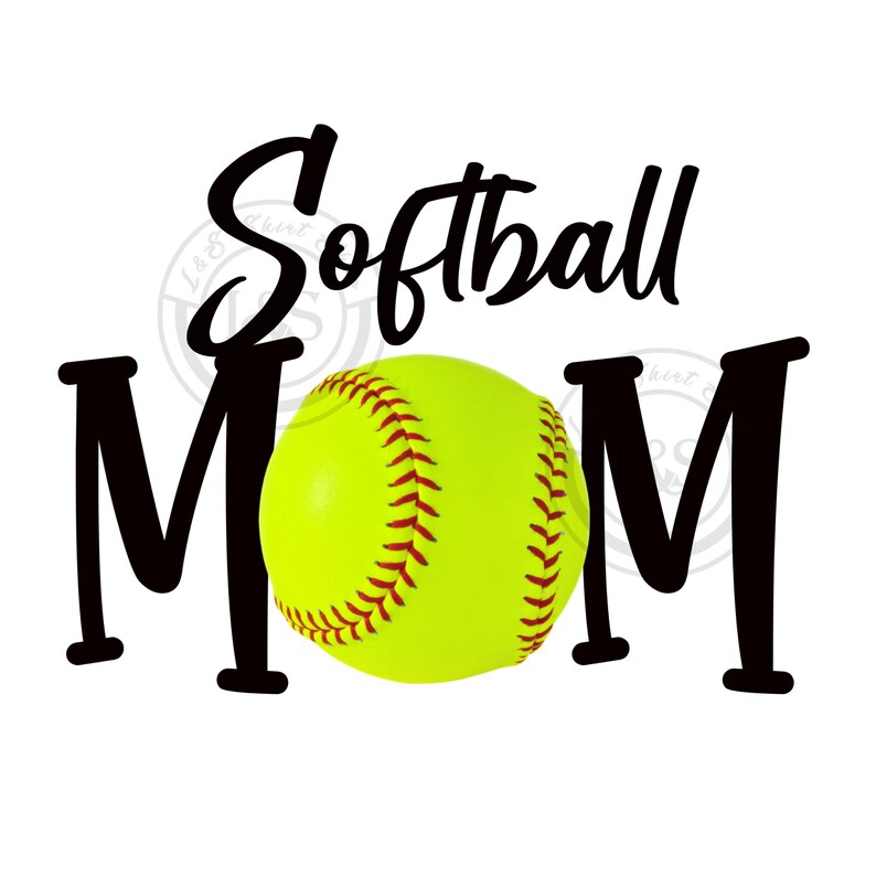 Real Softball Mom Brush Stroke Clip Art JPG PNG Digital Download ...
