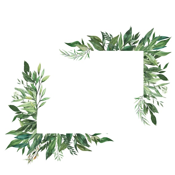 Green Leaves Border Png