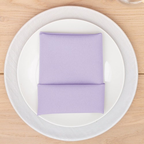 Lavender Napkin Polyester - Etsy