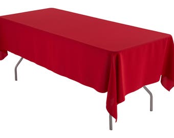 Red Tablecloth | Etsy