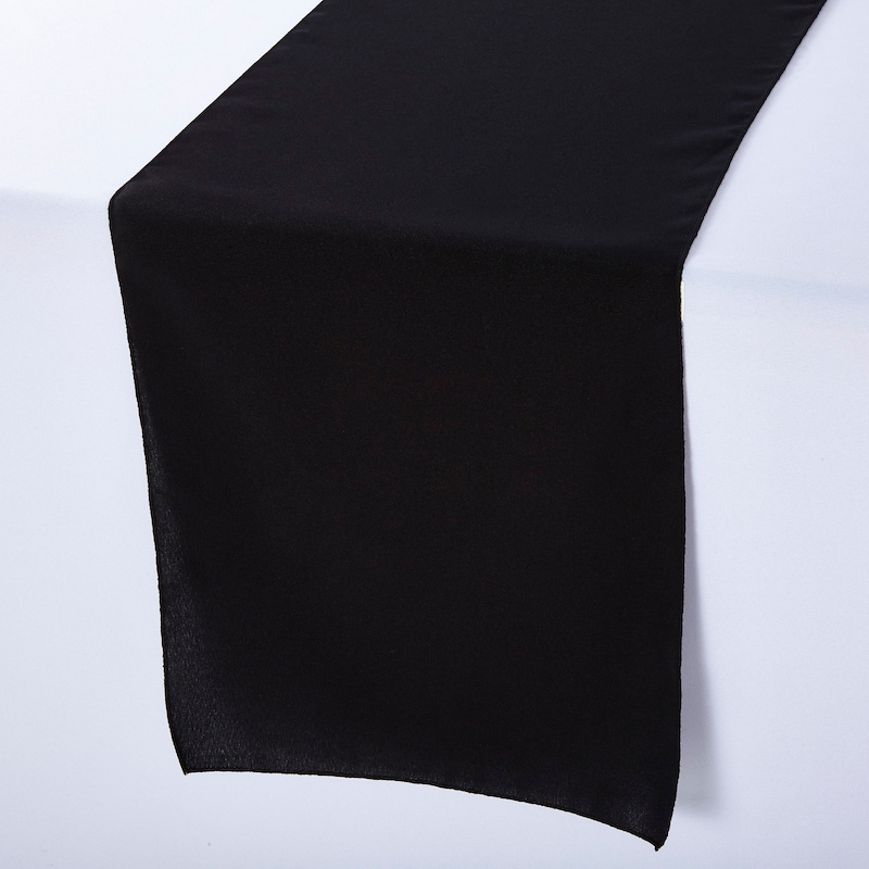 Black Table Runner - Etsy