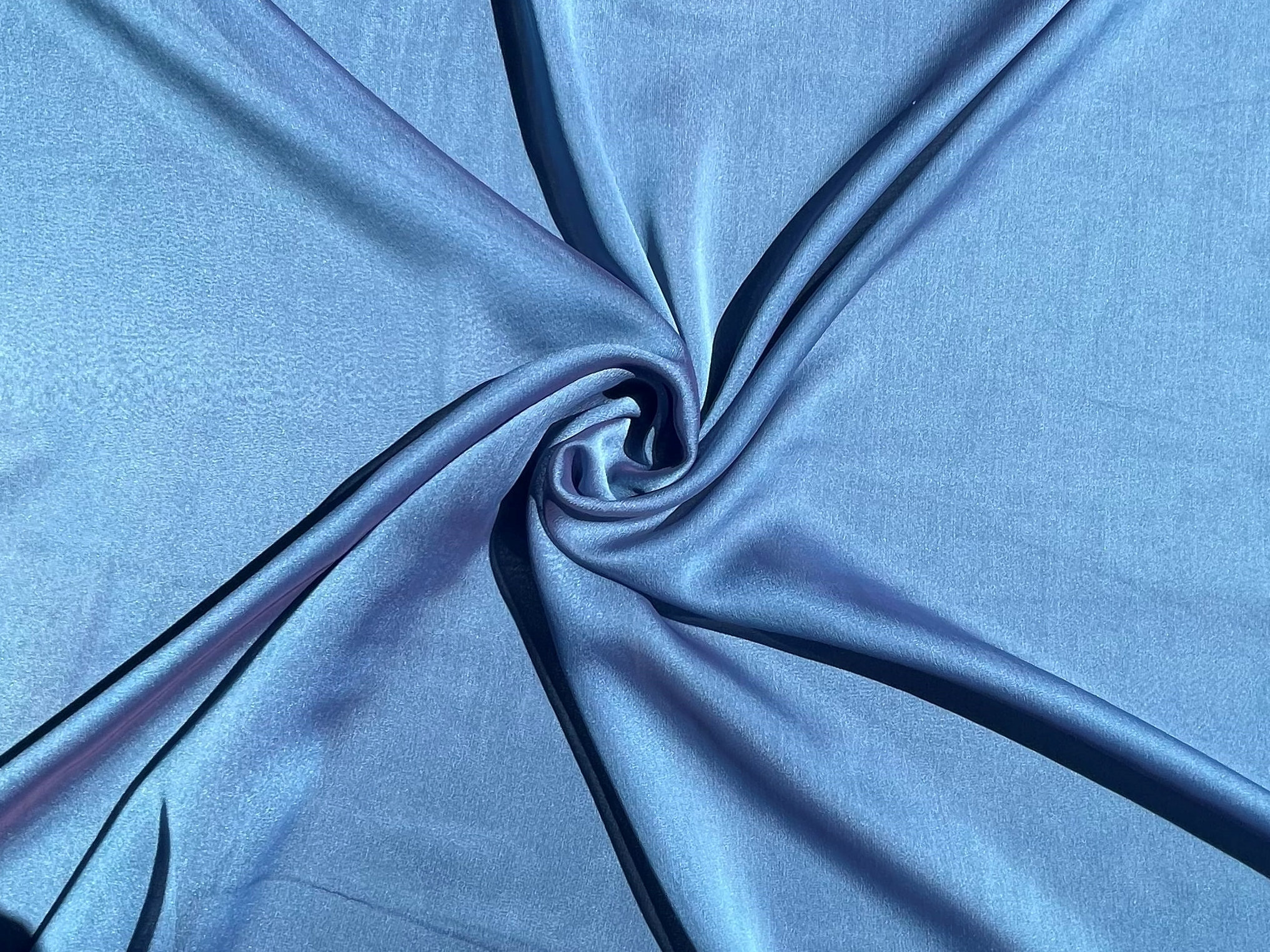 Perry Blue Poly Chiffon Silk Fabric Fabric by the Yard - Etsy