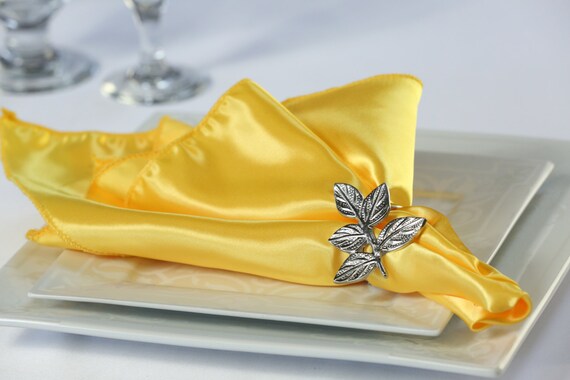 Yellow Napkin Satin | Etsy