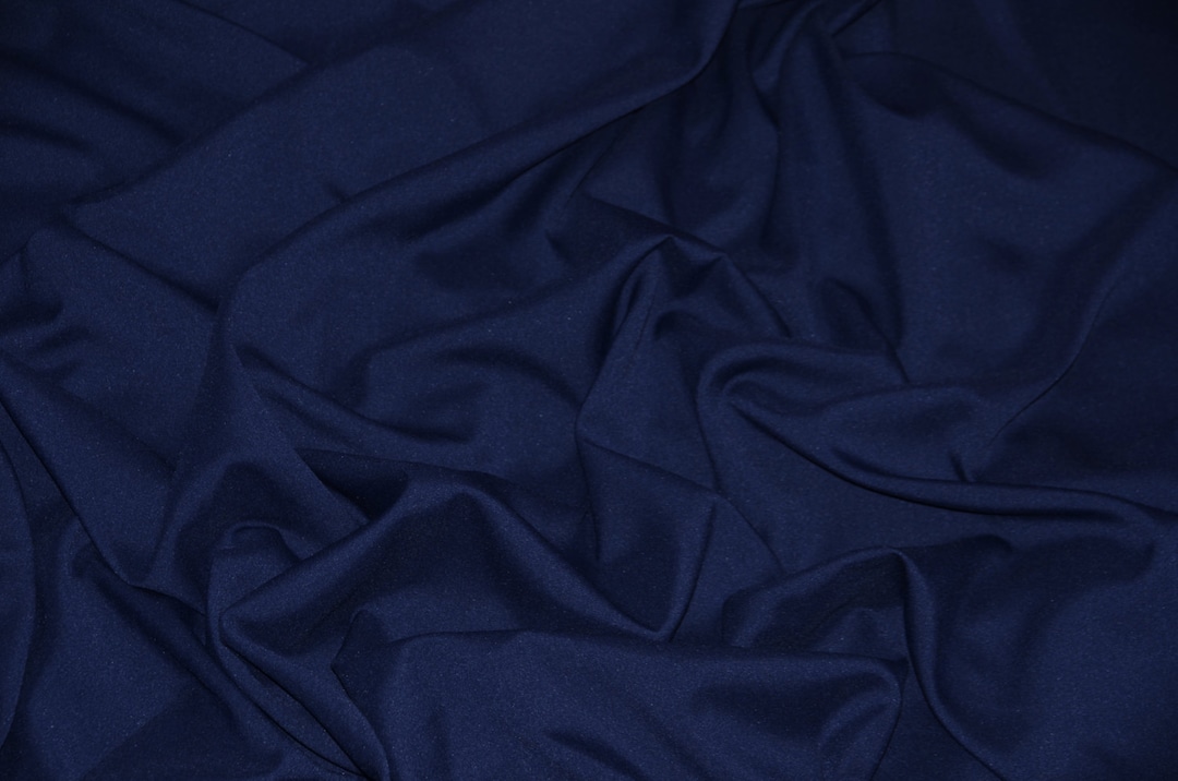 Navy Polyester Fabric | Navy Fabric Yardage | Fabric by the Yard 58"/60 ...