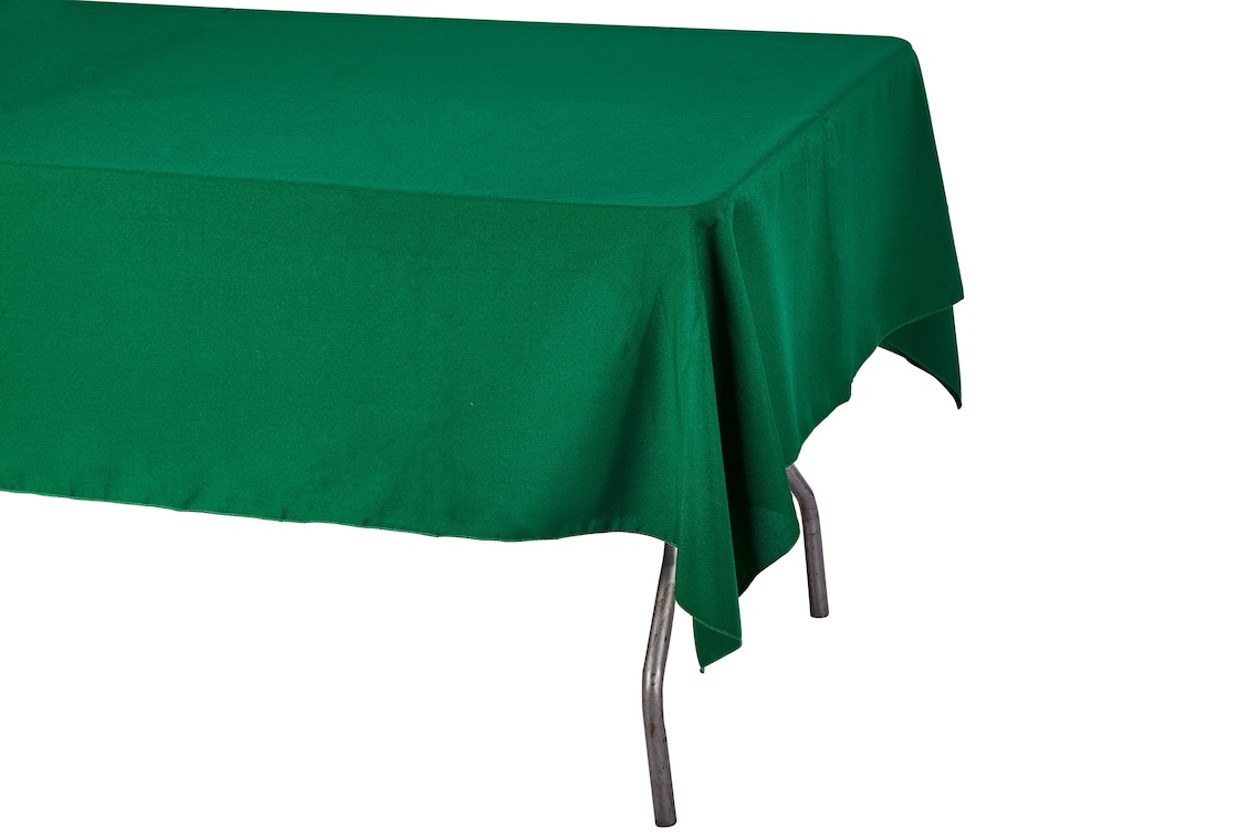 Poliéster rectangular de mantel verde esmeralda de 60 x - Etsy España