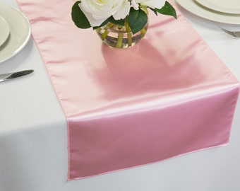 Pink and White Gingham Table Runner Wedding Table Runners - Etsy