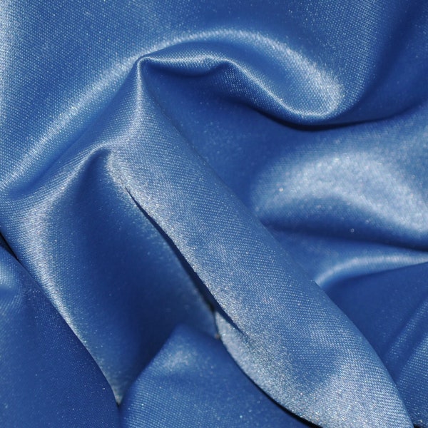 Blue Satin Fabric - Etsy