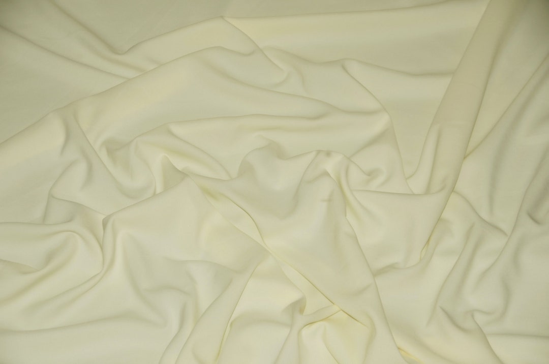 Ivory Polyester Fabric | Ivory Fabric Yardage | Fabric by the Yard 58 ...