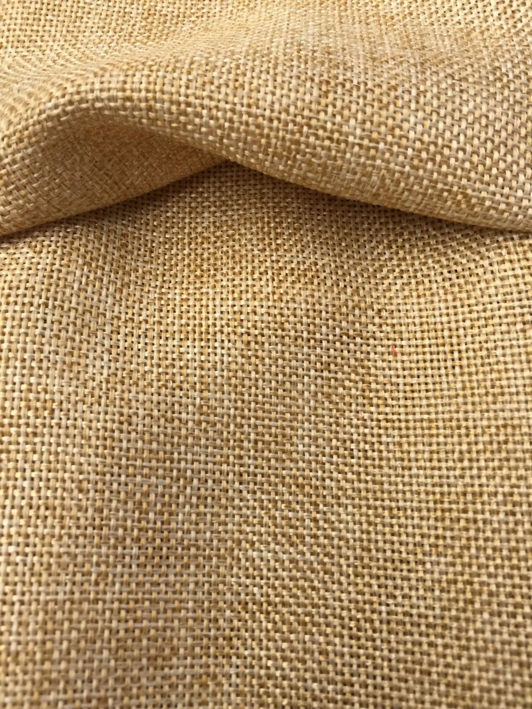 Faux Natural Burlap Fabric | Sold by the Yard 58"/60" Width - Etsy