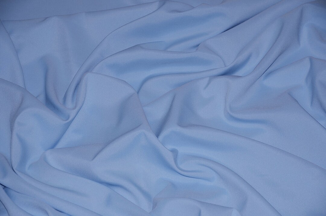 Baby Blue Polyester Fabric | Baby Blue Poplin Fabric Yardage | Fabric ...