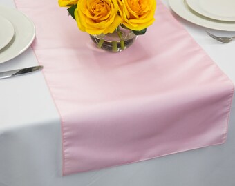 Pink and White Gingham Table Runner Wedding Table Runners - Etsy