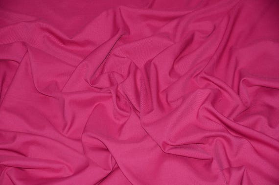 Fuchsia Polyester Fabric Fuchsia Fabric Yardage Fabric by | Etsy