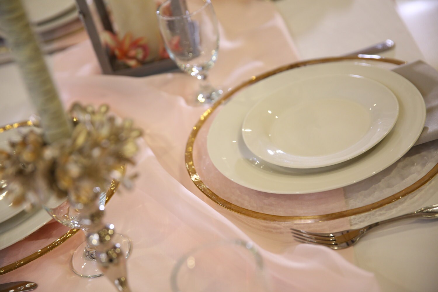 Romantic Chiffon Table Runner Flowly Chiffon Table Runner - Etsy