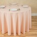 Round Peach Tablecloth Polyester Wedding Tablecloth Choose Size - Etsy