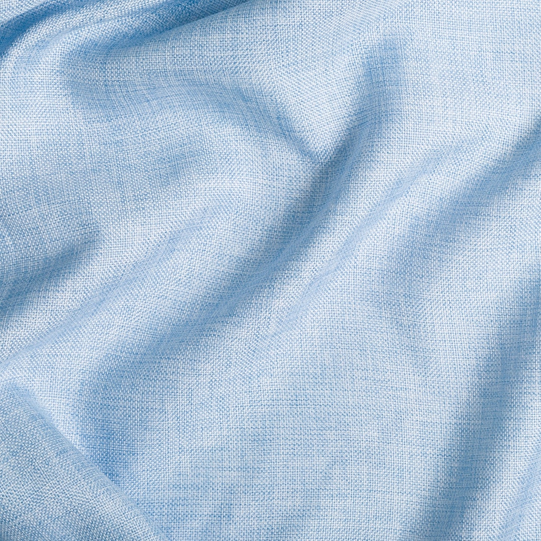 Baby Blue Vintage Linen Fabric | Baby Blue Faux Burlap Fabric | Sold by ...