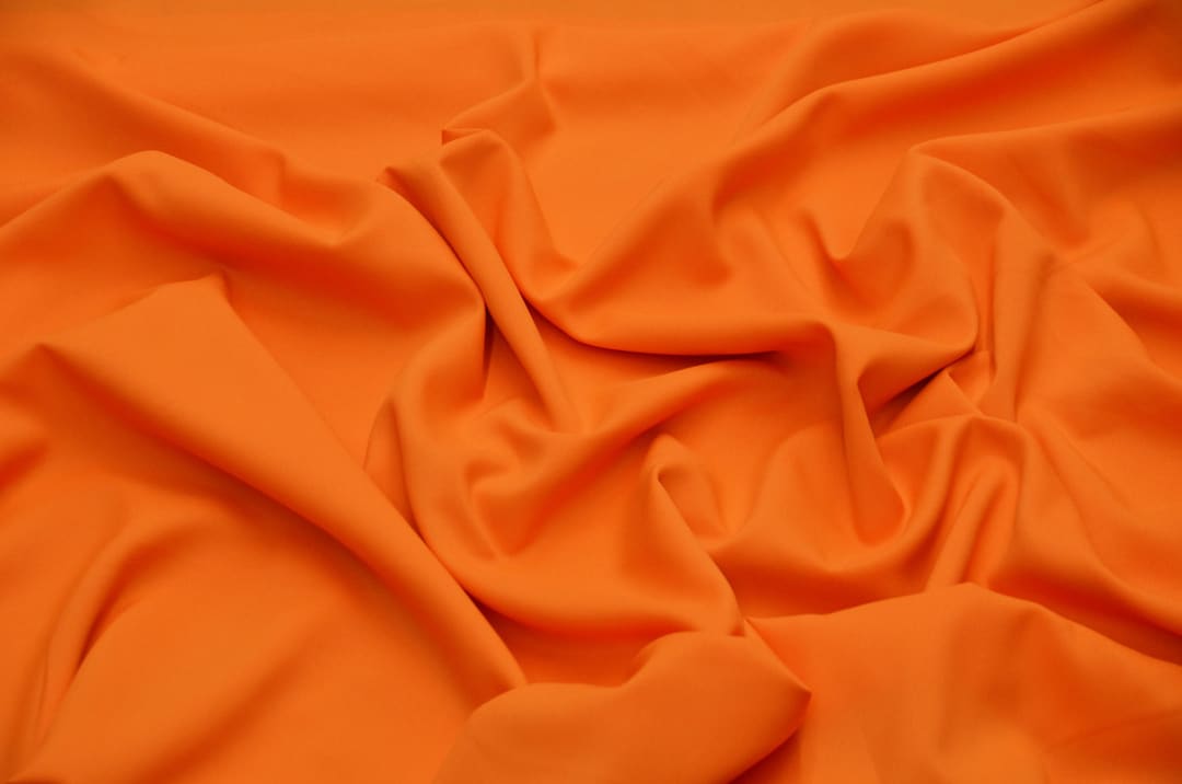 Orange Polyester Fabric | Orange Fabric Yardage | Sold by the Yard 58 ...