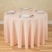 Round Peach Tablecloth Polyester Wedding Tablecloth Choose Size - Etsy