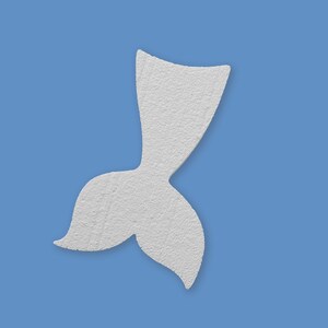 White Unpainted Styrofoam Mermaid Tails - DIY Party Decorations for ...