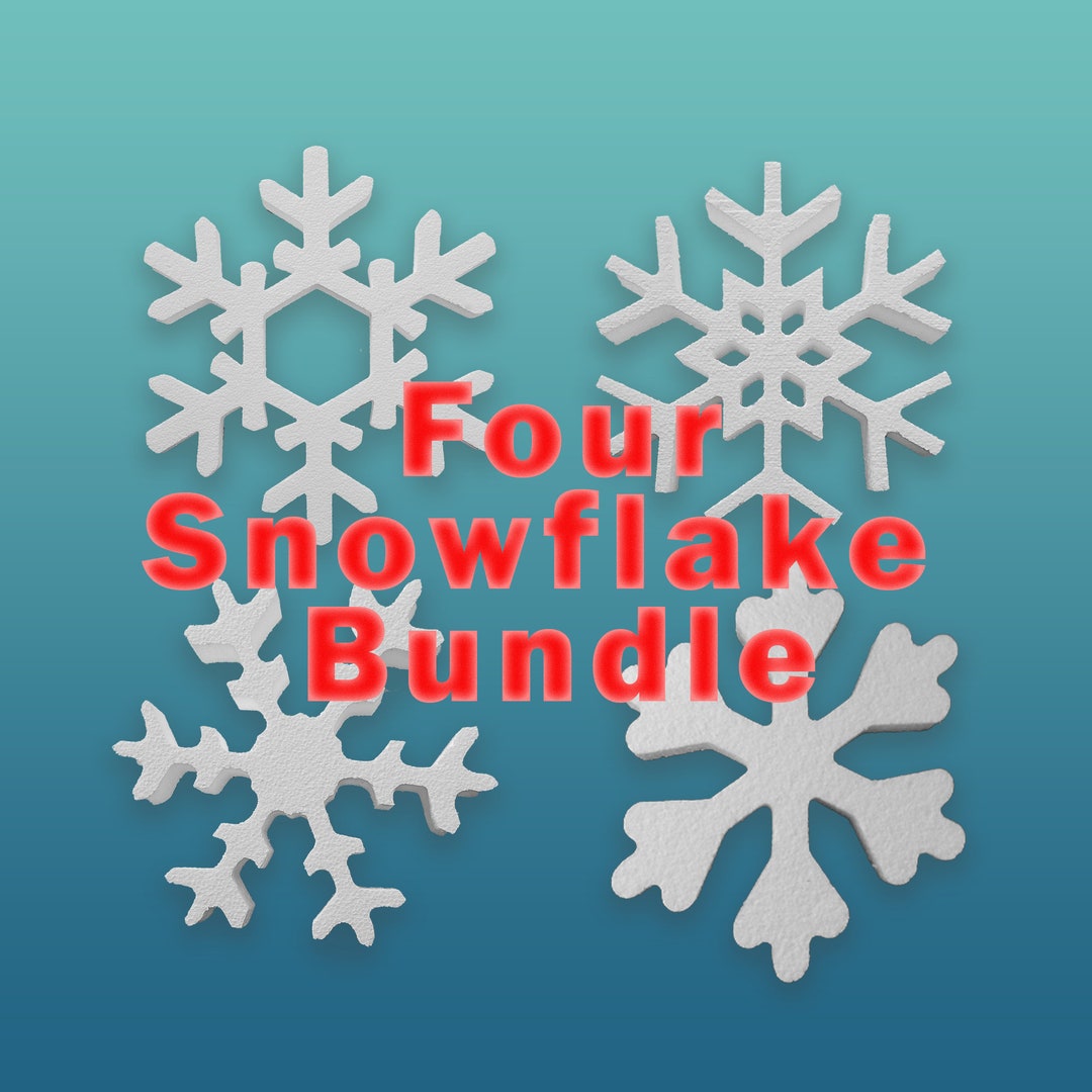 Four Snowflake Bundle - Etsy