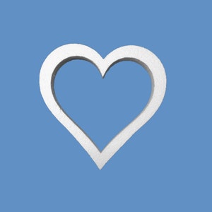 Small Valentine's Day Open Heart - Etsy