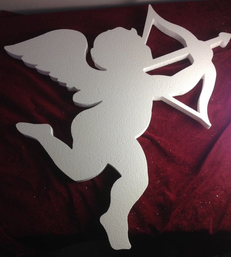 Unpainted Styrofoam Cupids for Crafts | Multiple Sizes | DIY Valentine ...