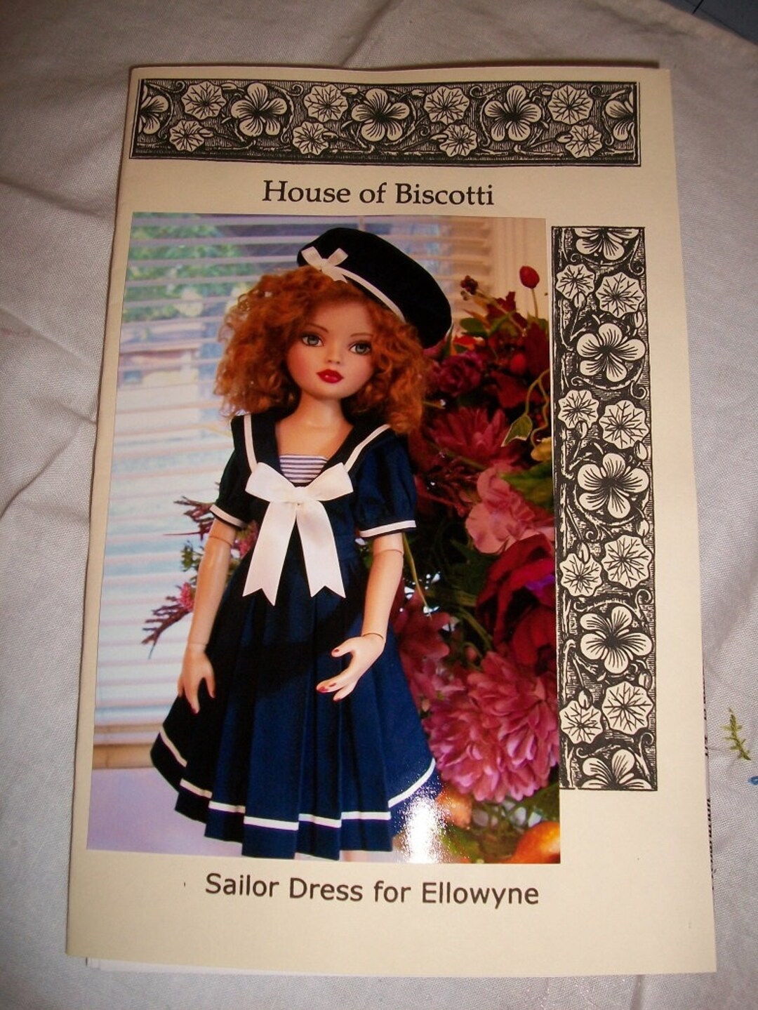 NEW 16" Tonner Ellowyne Wilde PATTERN Sailor Dress and Hat Free Ship ...