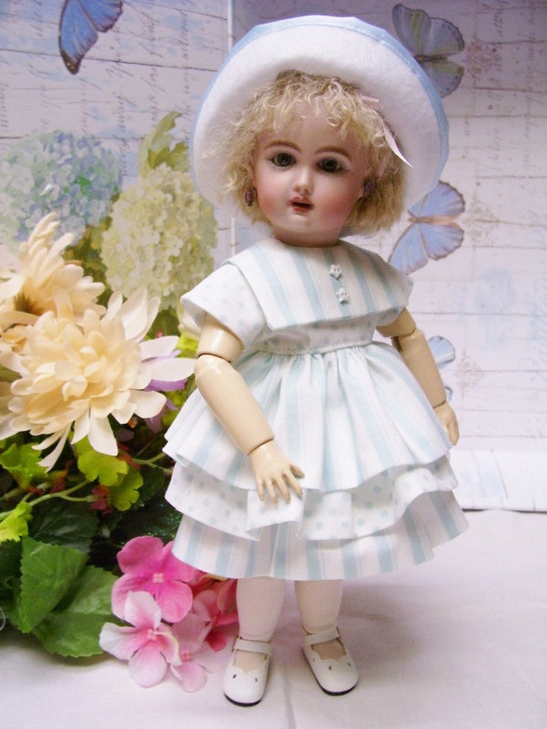 Paper Pattern for 11" Bleuette, Ruffled Dress and Hat Free Ship USA - Etsy