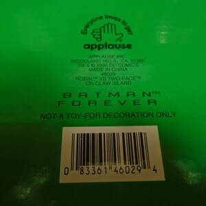 1995 Batman Forever Robin Vs. Two-face Figurines, Still Factory Sealed ...