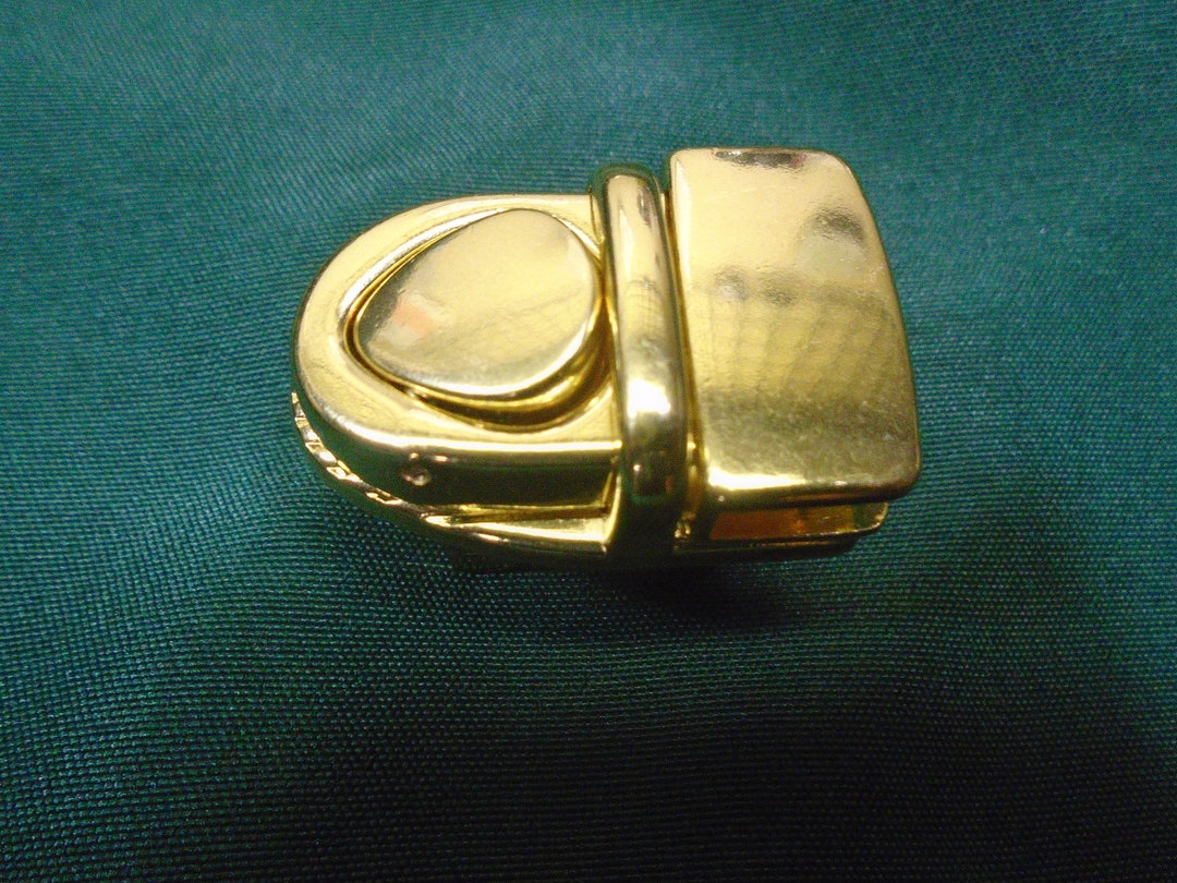 New Old Stock Natural Brass Tuck Lock, Solid Zinc, Brass Plated - Etsy