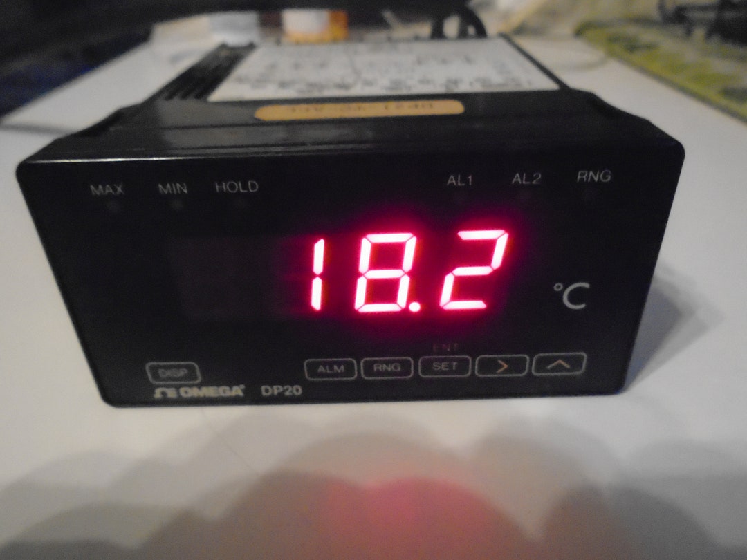 Omega DP20 Panel Meter/temperature Controller. Used, Very Fine ...