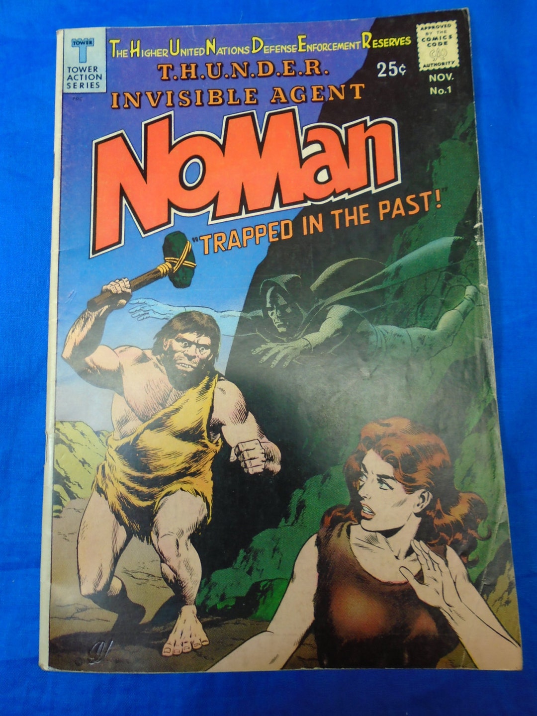 Silver Age Tower Comics Noman 1 Nov 1966 Graded 7.0F/VF - Etsy