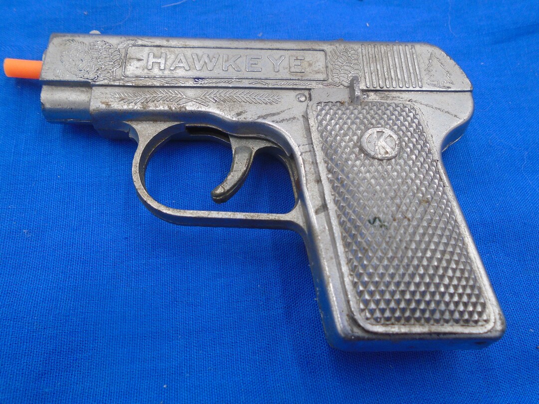 Vintage 1950s Kilgore Hawkeye Diecast Cap Pistol Fine - Etsy