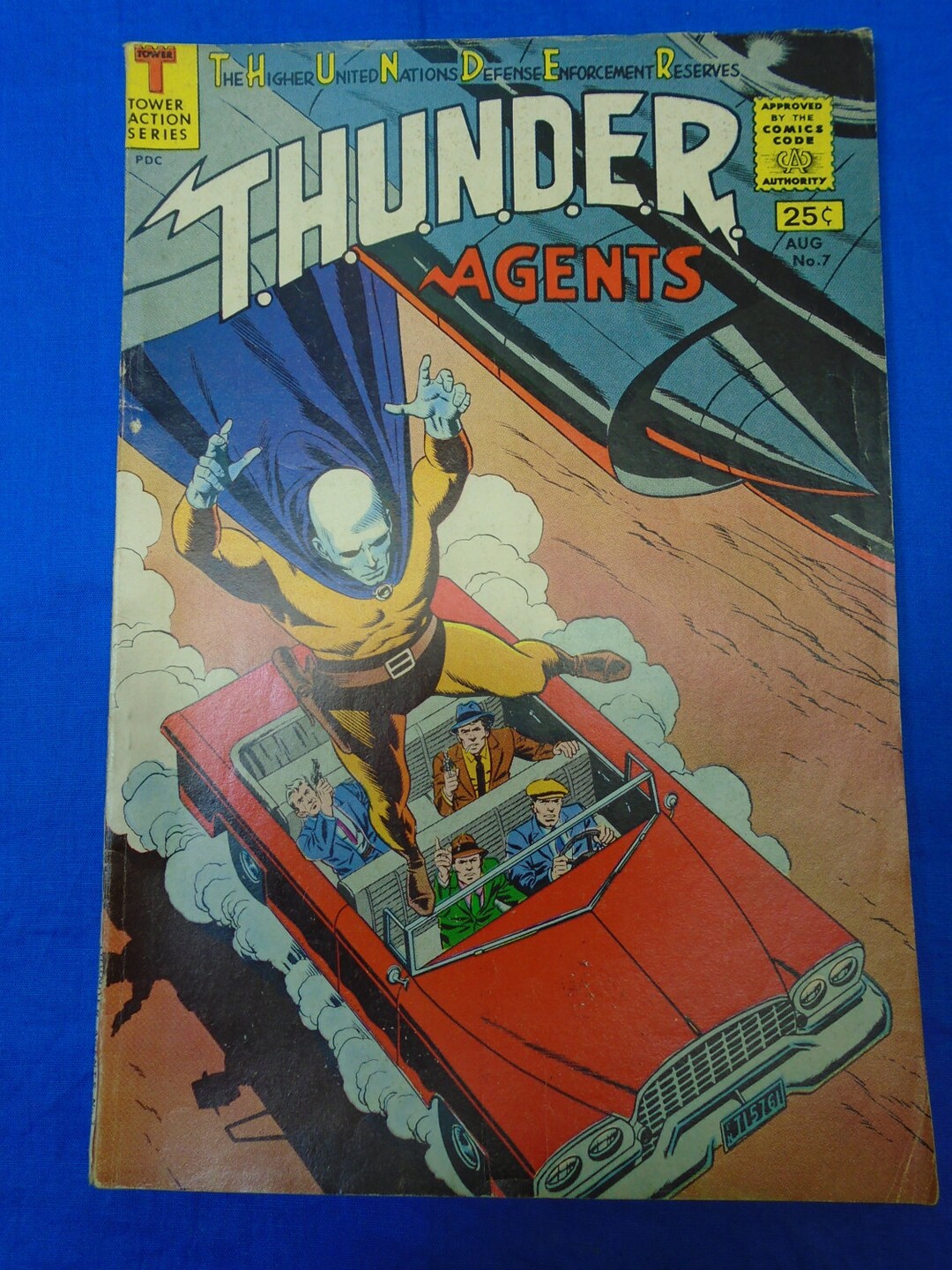 Silver Age T.H.U.N.D.E.R. Agents 7 Aug 1966, Graded 7.0F/VF Key Book ...
