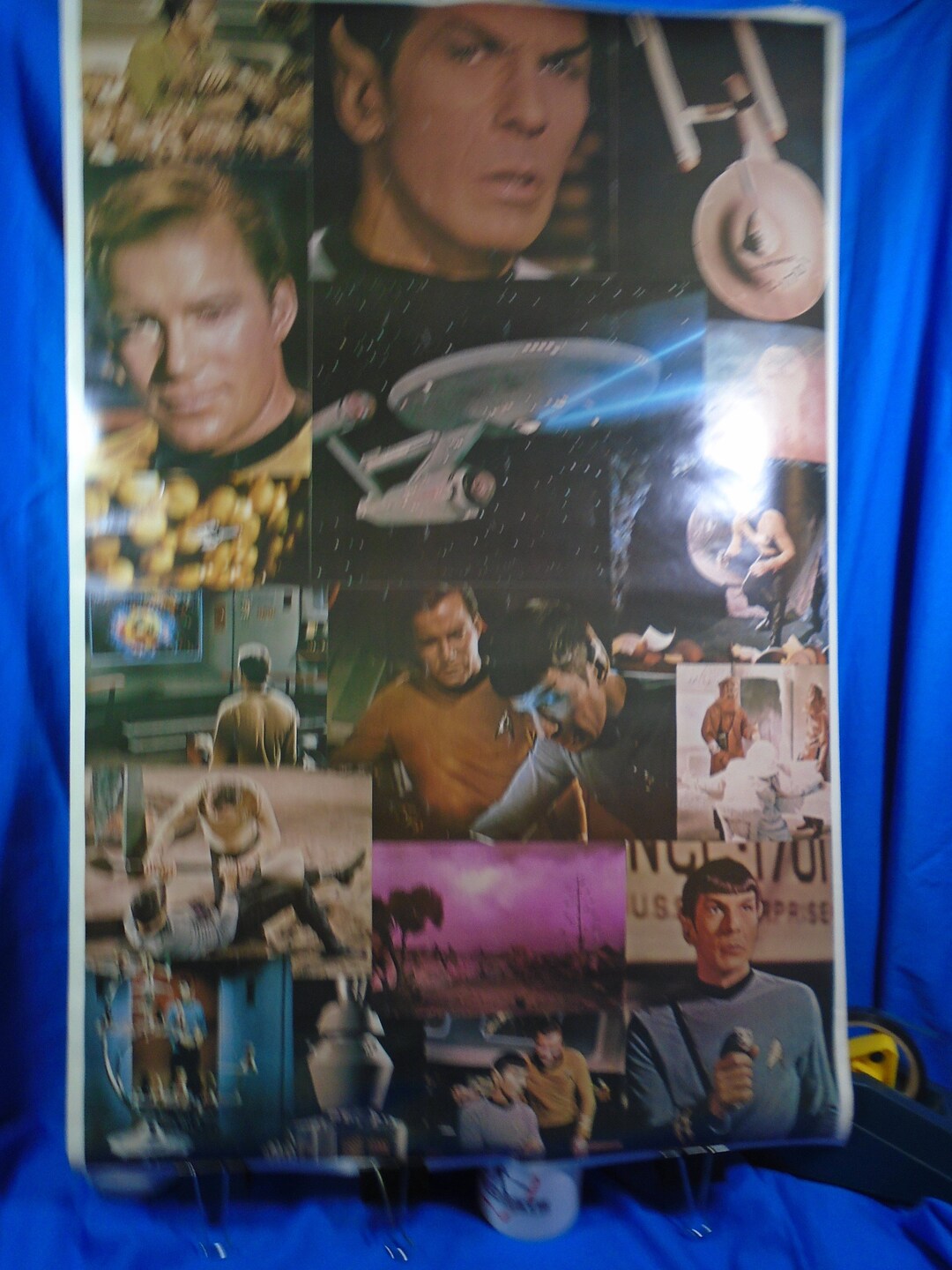 Vintage Star Trek Poster From 1976. #3382 Star Trek Collage From Dargis ...