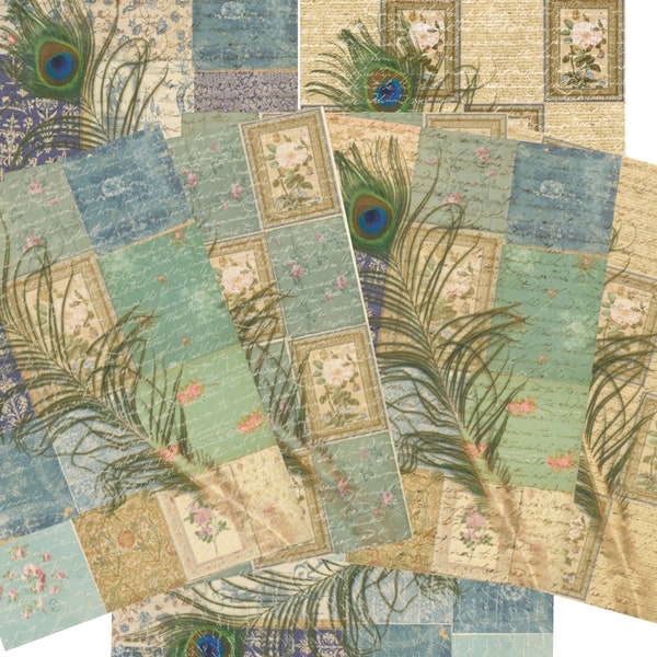 Bohemian Decoupage Paper - Etsy