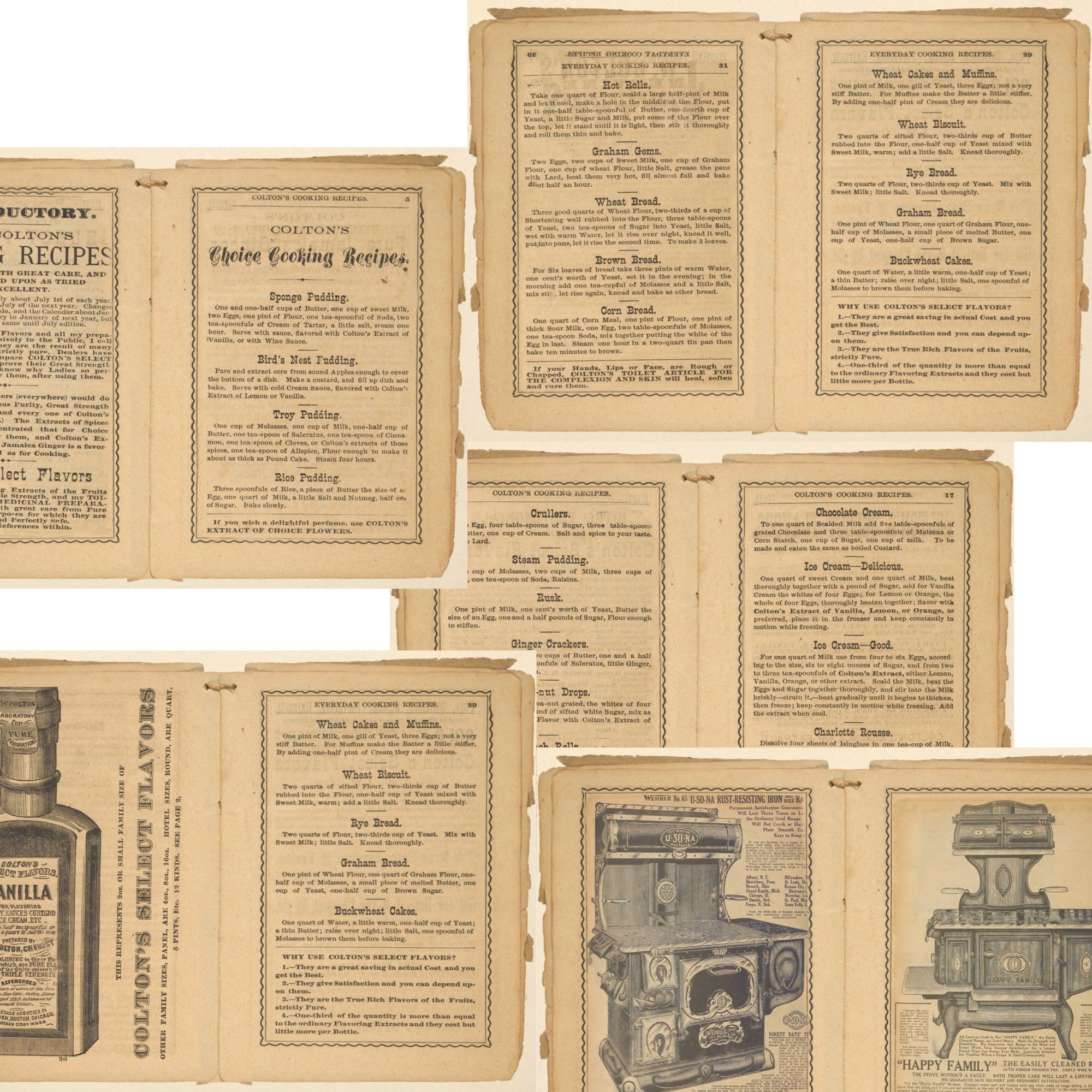 Old Farm Recipe Junk Journal, Junk Journal Kit for Recipes and Cooking ...