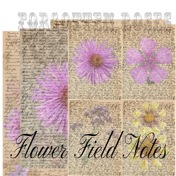 Cottagecore Scrapbooking Paper Bundle Junk Journal Collage - Etsy