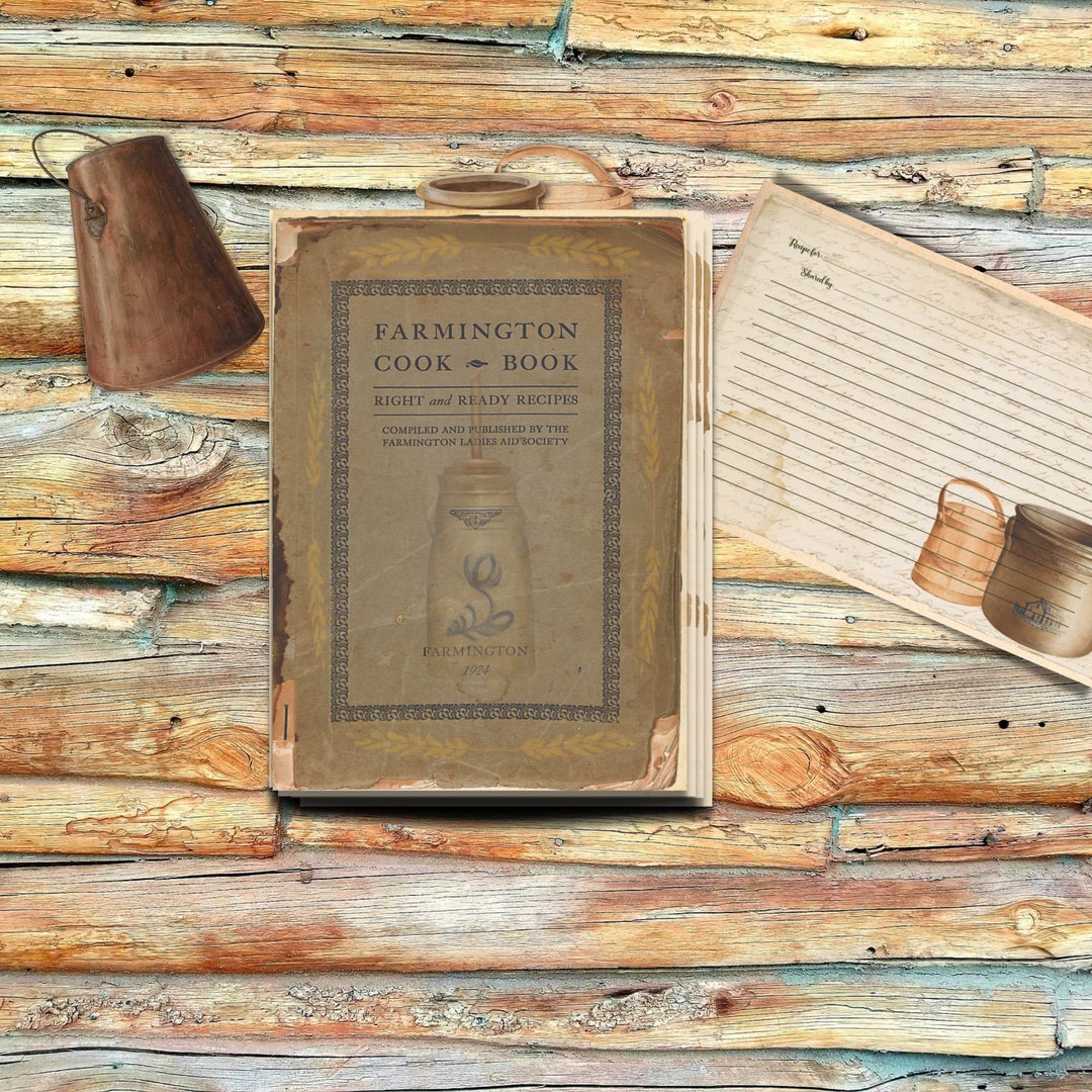 Old Farm Recipe Junk Journal, Junk Journal Kit for Recipes and Cooking ...